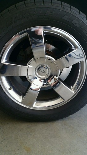 2007-2013 Chevy Silverado 1500 Suburban Chrome Wheel Center Cap Hubcap ...
