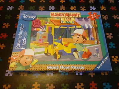 🧩 Disney Handy Manny 24 Piece Ravensburger Jigsaw Puzzle Complete ...