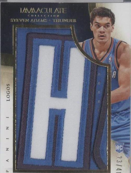 2013-14 Panini Immaculate Collection - Team Logos Steven Adams #20 /40 ...