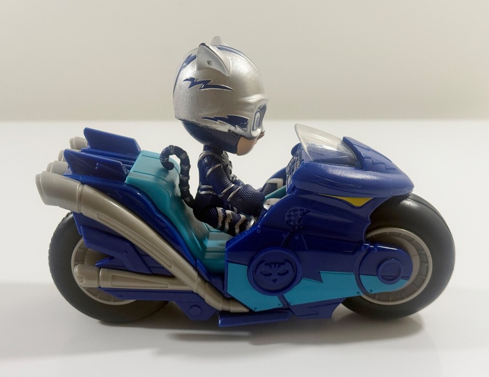 PJ masks Catboy With Kickback Motorcycle Bike Action Figure Toy | eBay