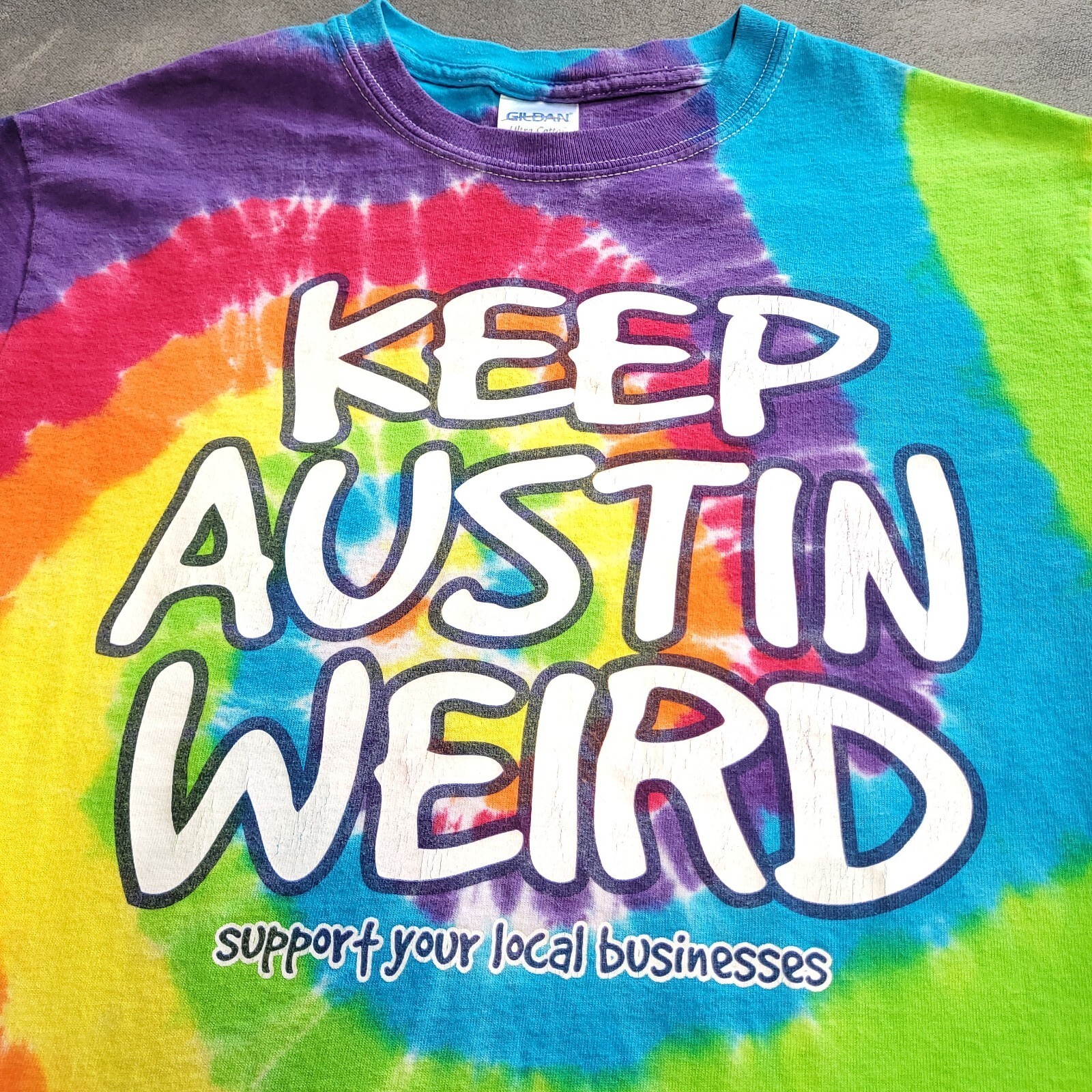 Keep Austin Weird Texas Support Local Buisness Tie Dy… - Gem