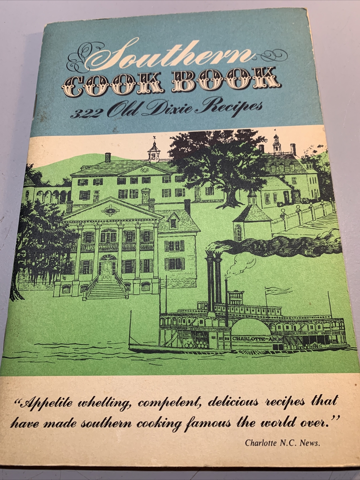 Vintage Southern Cook Book 322 Old Dixie Recipes Culinary Arts Press | eBay