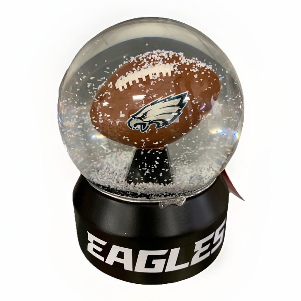 Philadelphia Eagles Logo Football Holiday Snow Globe - Forever ...