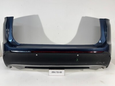 2015-2018 Ford Edge Rear Bumper Cover OEM | Primed | Plastic | Blue
