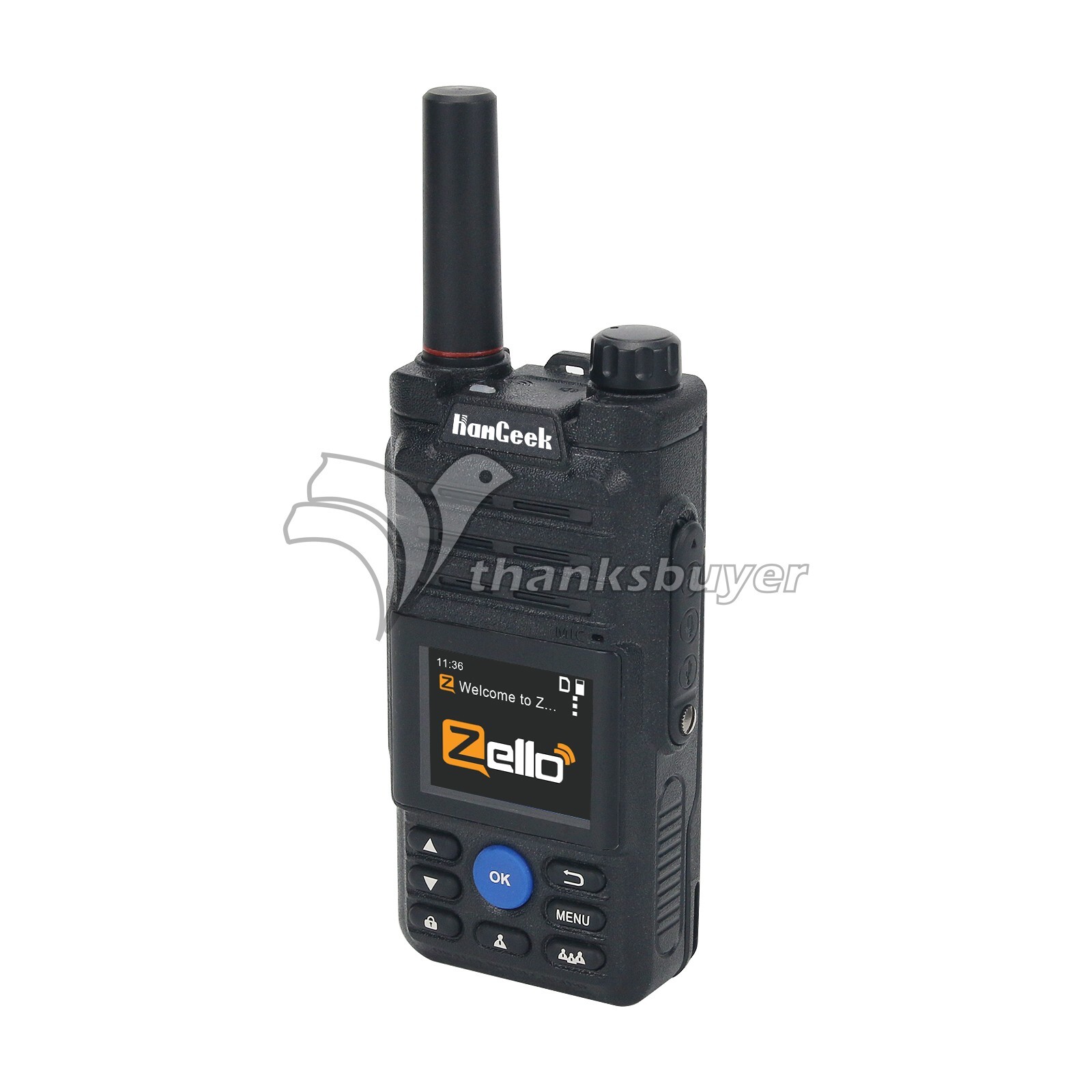 HamGeek HG-369 POC Radio Walkie Talkie Wifi Bluetooth 2G/3G/4G Network Radio -DE | eBay