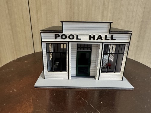 O Scale “Pool Hall” w/ Accessories | eBay