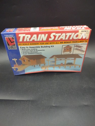 Life-Like Train Station #1347 Unassembled HO Scale Building Kit NEW ...
