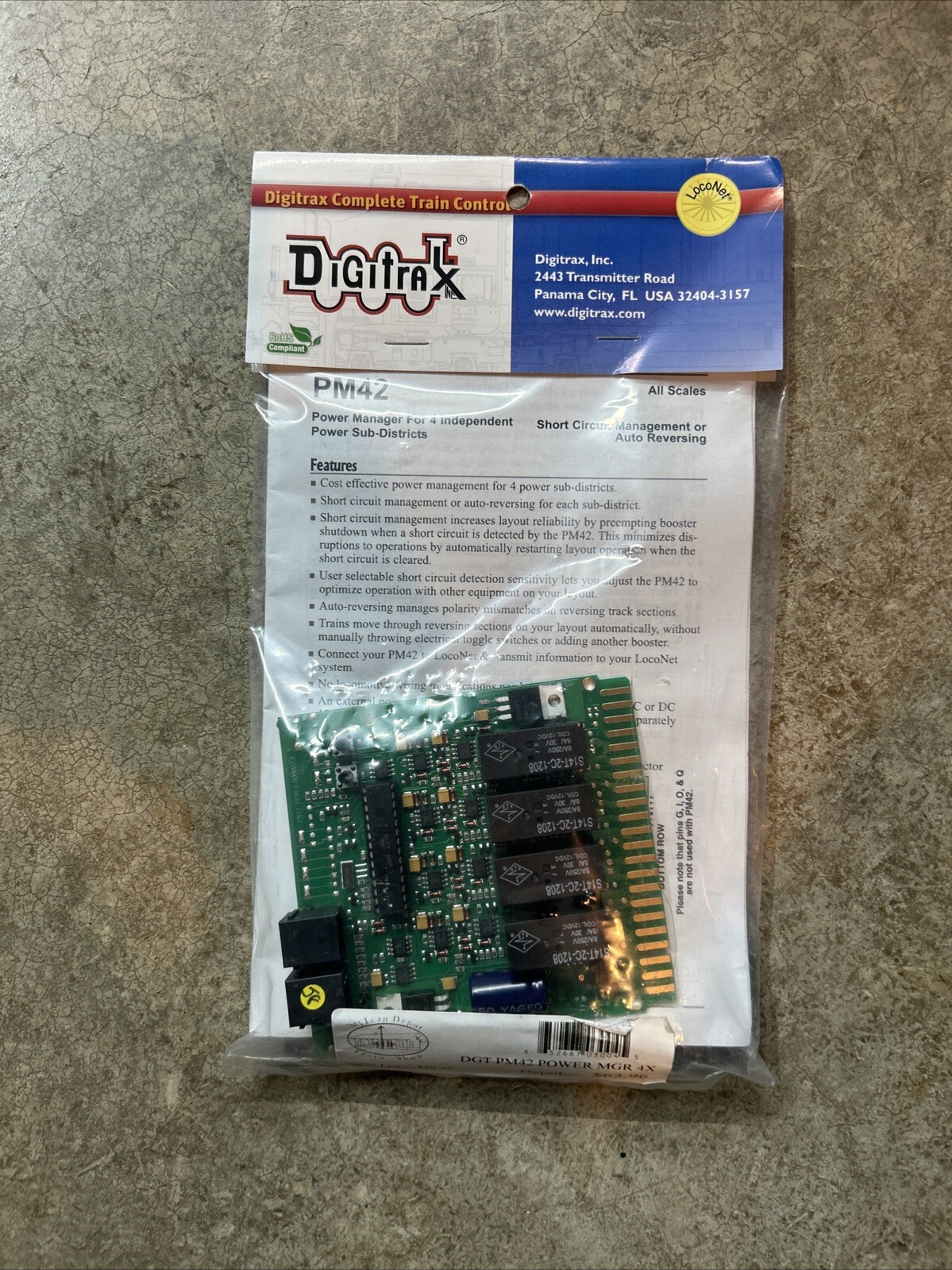 Digitrax PM42 Quad Power Manager 652667030045 | eBay