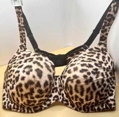 SOMA 40DD Bra Stunning Support Smooth Full Coverage Divine Leopard Mini ...