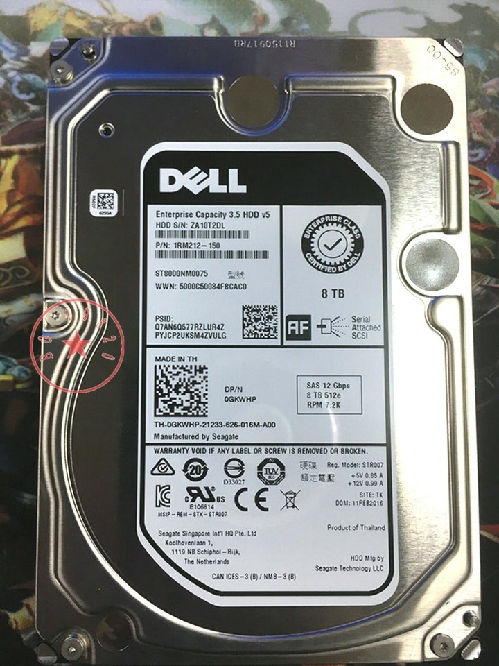 Dell ST8000NM0075 GKWHP 3.5" 8TB 12Gb 7.2K SAS Hard Drive | eBay