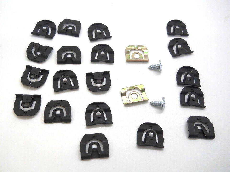 1966 1967 Chevy Chevrolet El Camino Rear window trim clips fasteners ...