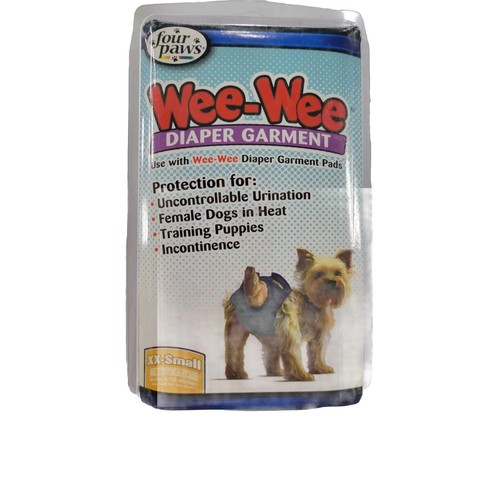 Four Paws Wee-Wee Dog Diaper Garment- Xx-small : Insert Pads NOT ...