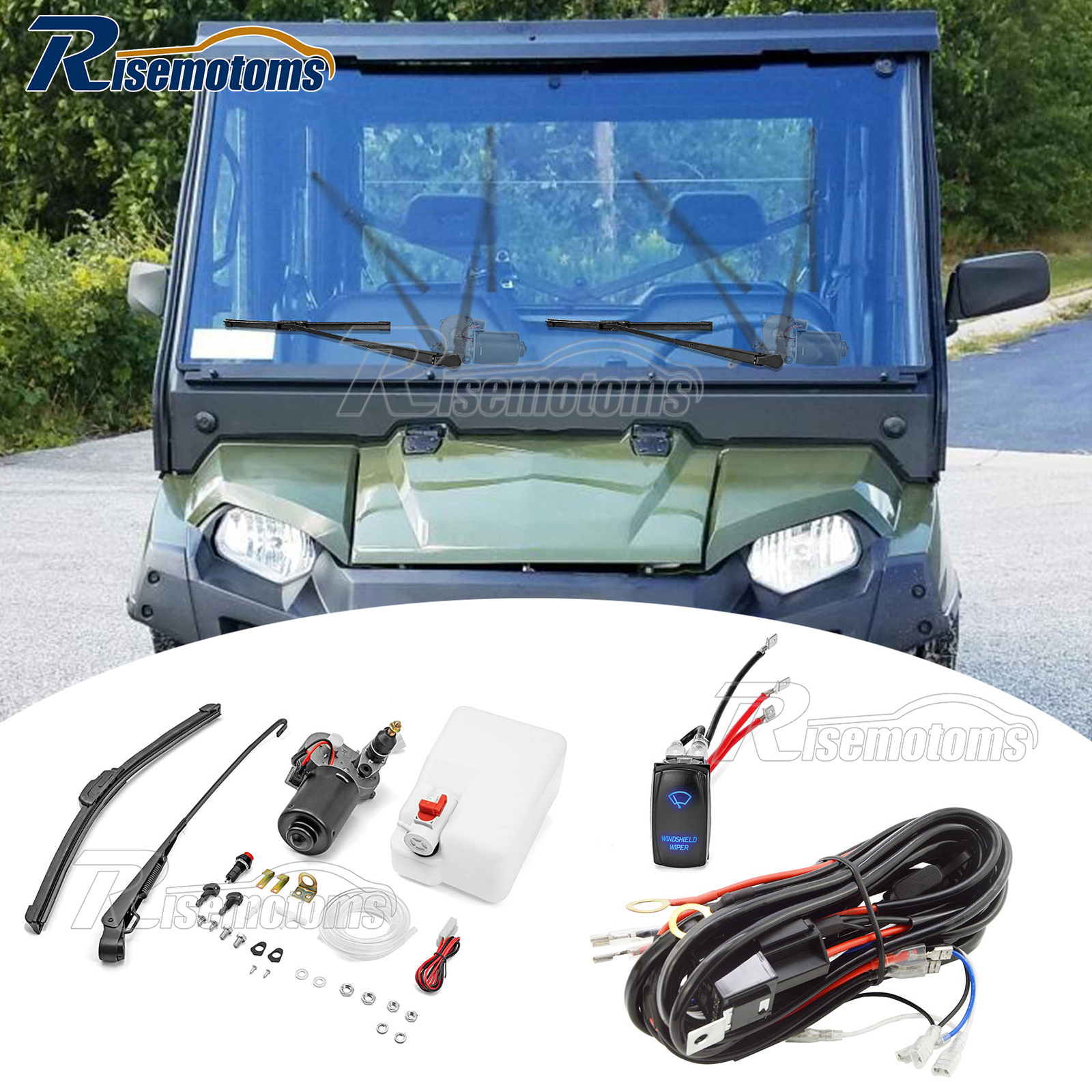 CFMOTO ZFORCE/UFORCE 1000 Electric Windshield Wiper Motor Switch Wire ...