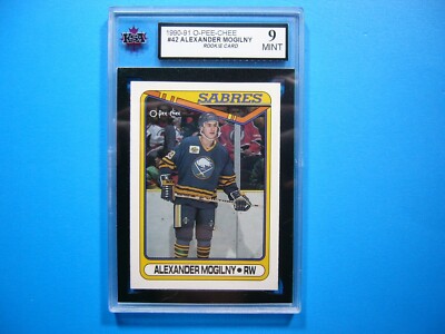 1990/91 O-PEE-CHEE HOCKEY CARD #42 ALEXANDER MOGILNY ROOKIE KSA 9 MT ...