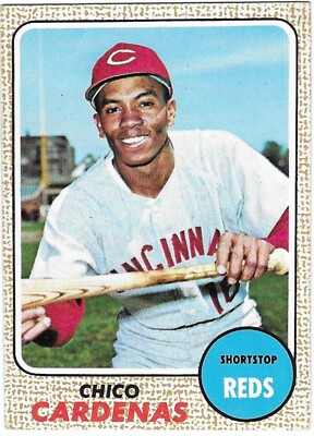 1968 TOPPS - #23 CHICO CARDENAS (REDS)!! GREAT CARD!! | eBay