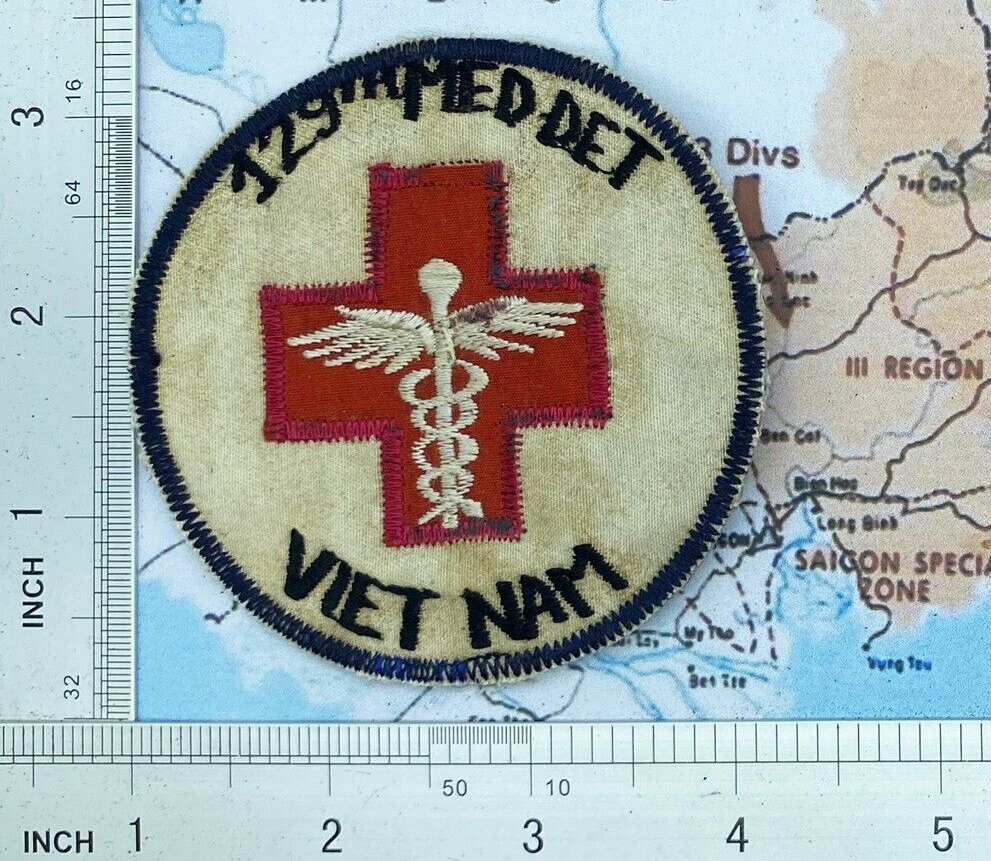 Patch , 129th Medical Detachment Patch , vietnam war patch , t4-191 | eBay