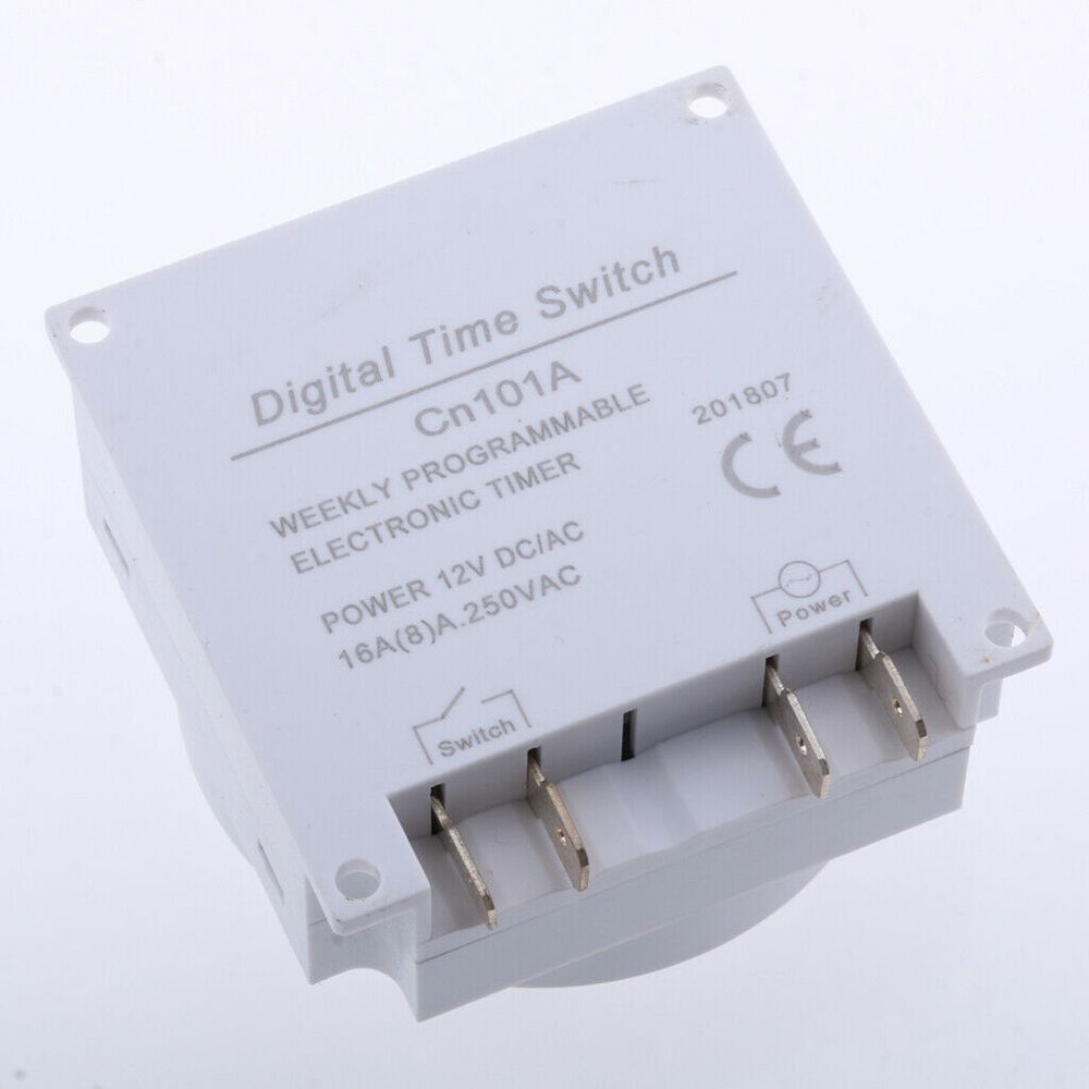 Timer Programmable Digital 12V Timer Control Switch 16 Cycle on/off ...