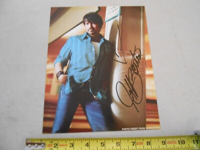 RARE JEFF BATES HAND SIGNED AUTOGRAPHED INSCRIBED 8 x 10 PICTURE CMA ...
