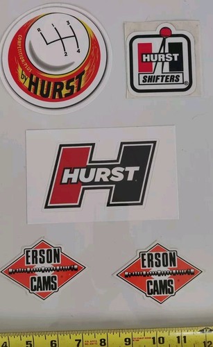 5 Unique Hurst & Erson Racing decals. Hotrod muscle sticker NHRA Hotrod ...