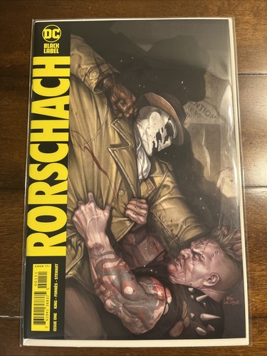 RORSCHACH #1 InHyuk Lee Variant W/ Numbered COA LTD 600 DC Black Label | eBay