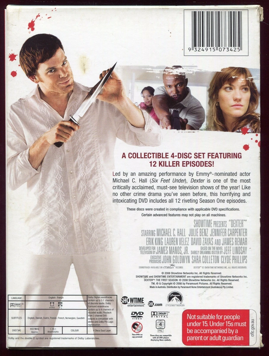 Dexter Season 1 Dvd Cover