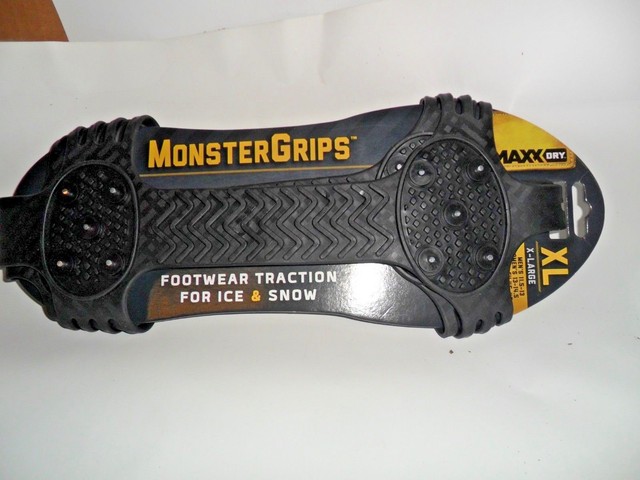 MaxxDry Monster Grip Footwear Traction for Snow and Ice Sz XL for sale ...