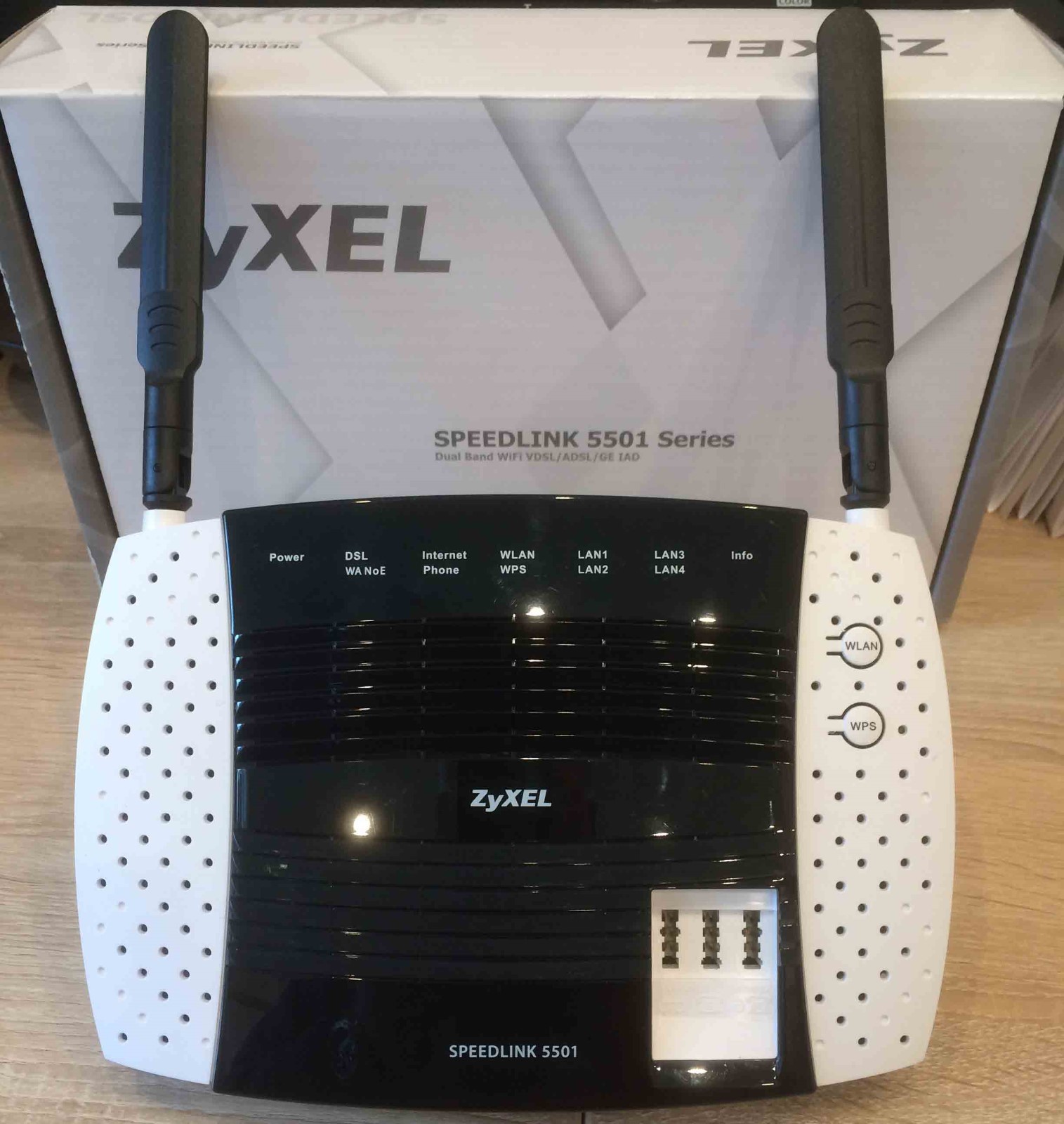 ZyXEL Router (40283827) Speedlink 5501 VDSL2 W-Lan Router Modem Telekom ...
