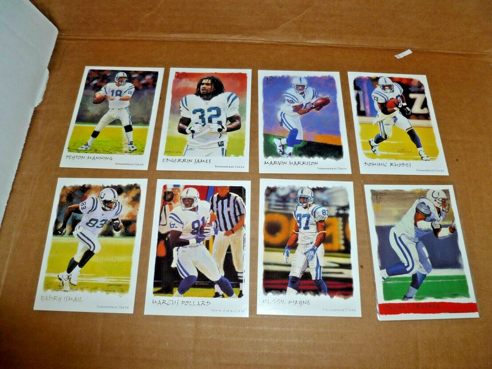 2002 Topps Gallery Indianapolis Colts Team Set (8) Dwight Freeney RC ...