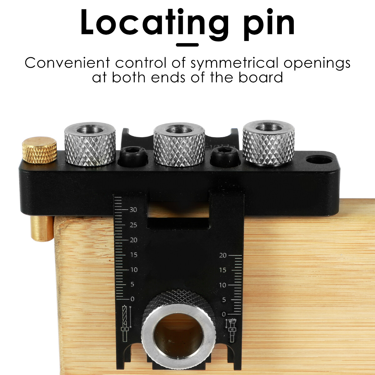 Doweling Jig Kit 3 in 1 Drill Hole Guide Jig Precise Drilling Locator ...