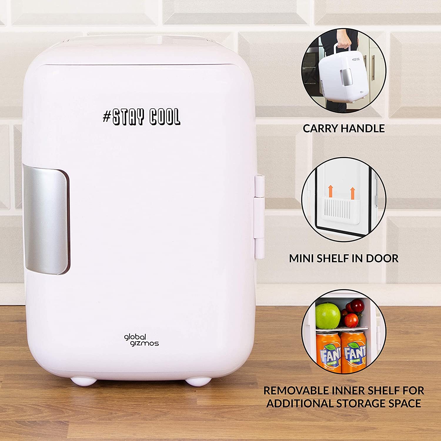 Mini Fridge | 4 Litre 6 Can Capacity | CAR AND HOME USE HOT AND COOL ...