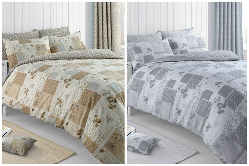 Patchwork Duvet Cover Bedding Quilt Cover Set w/Pillowcase Single ...