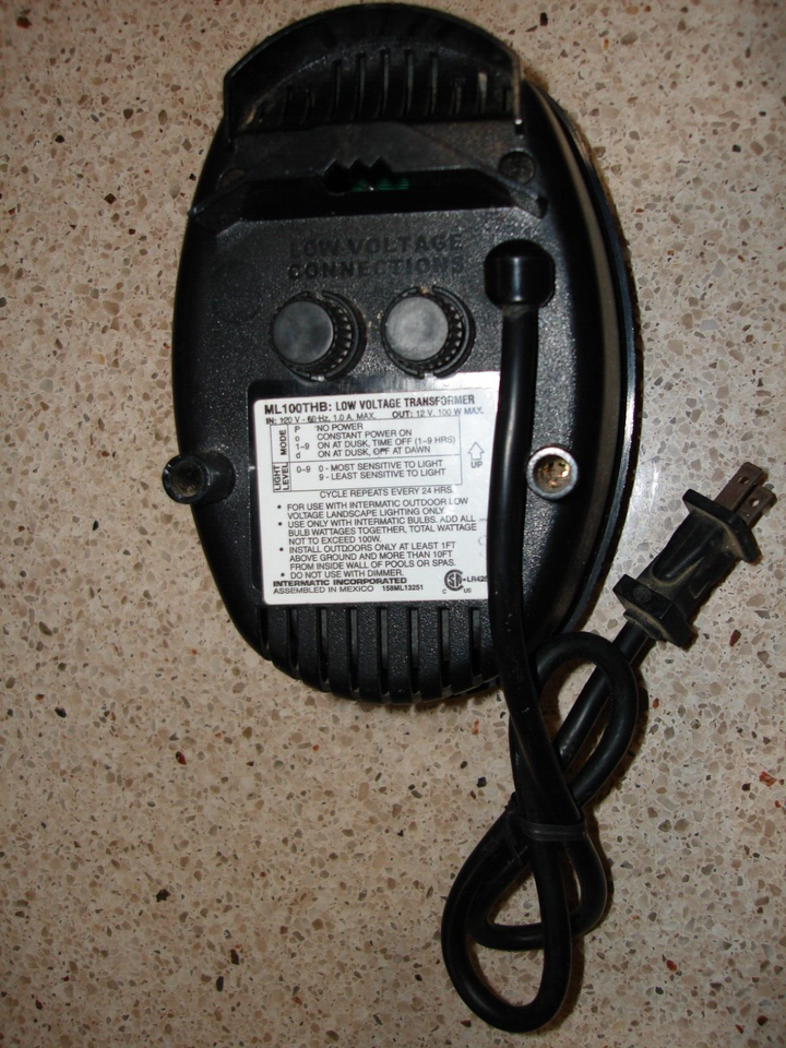 Malibu Landscape Intermatic ML100THB 100W Low Voltage Power Pack ...