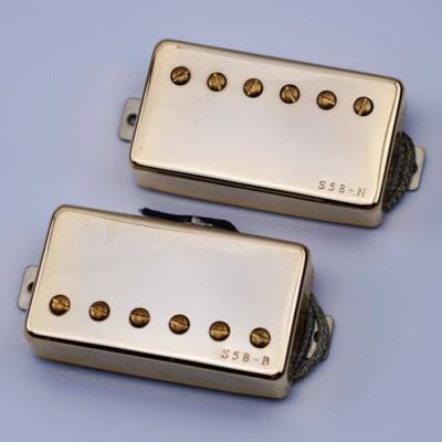 Ibanez Gold Super 58 S58 Pickups Alnico Humbucker Braided Wire Pickups ...