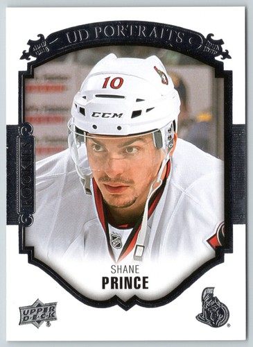 SHANE PRINCE 2015-16 UPPER DECK UD PORTRAITS ROOKIES 15-16 NO P-66 ...