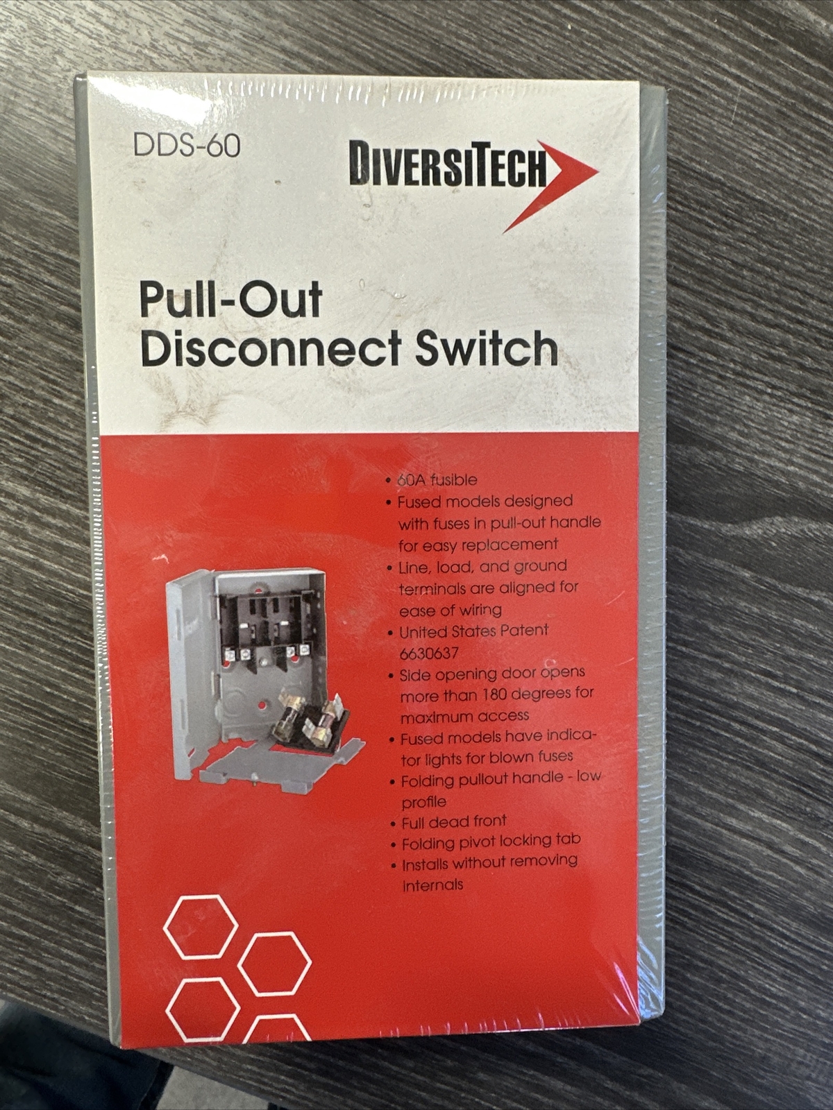 DiversiTech Corporation DDS60 Pull-out Disconnect Switch NOS for sale ...