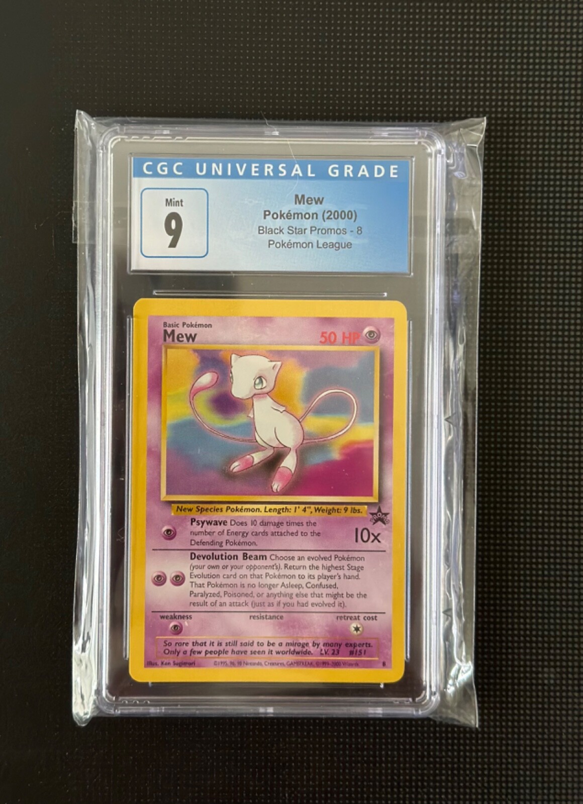 Pokémon TCG Mew Promo #8 CGC Mint 9 | eBay