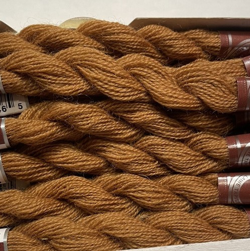 DMC Wool Embroidery Floss Medicis Ginger Gold 8302 27.3yd Skein Box Of ...