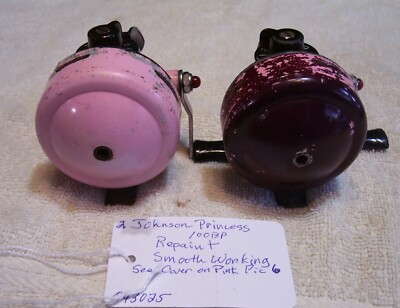 2 JOHNSON PRINCESS REELS SOLD AS PARTSREAD DESCRIPTION BELOW | eBay