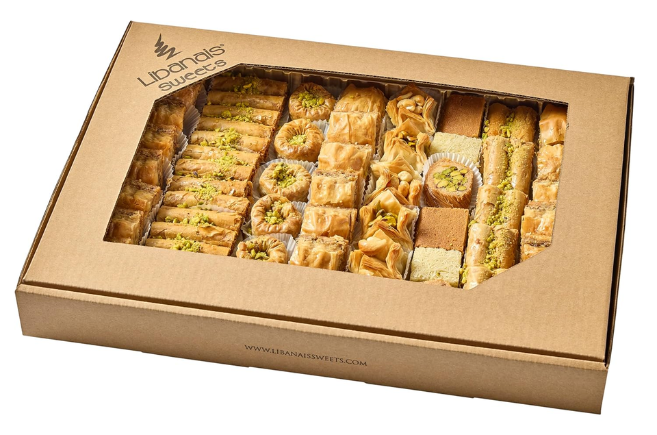 Baklava Assortment 4 Lbs – Authentic Lebanese Pastry Gift Box, Freshly ...