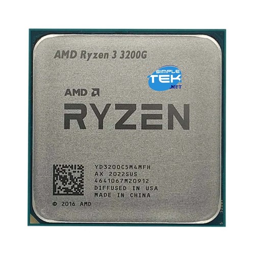 AMD Ryzen 3 3200G CPU Processor AM4 Bulk Tray With Gpu Integrated ...