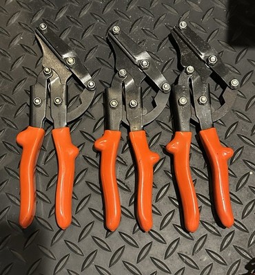 KLENK TOOLS USA Laminate Straight Cutting Shears, Trimmer Red Grips For ...