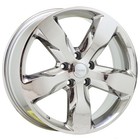 20" Jeep Grand Cherokee Bright Chrome wheels rims Factory OEM set 9107 ...