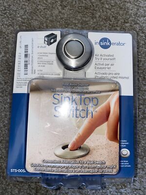 InSinkErator STS-OOSN Dual Outlet Air Activated SinkTop Switch Satin ...