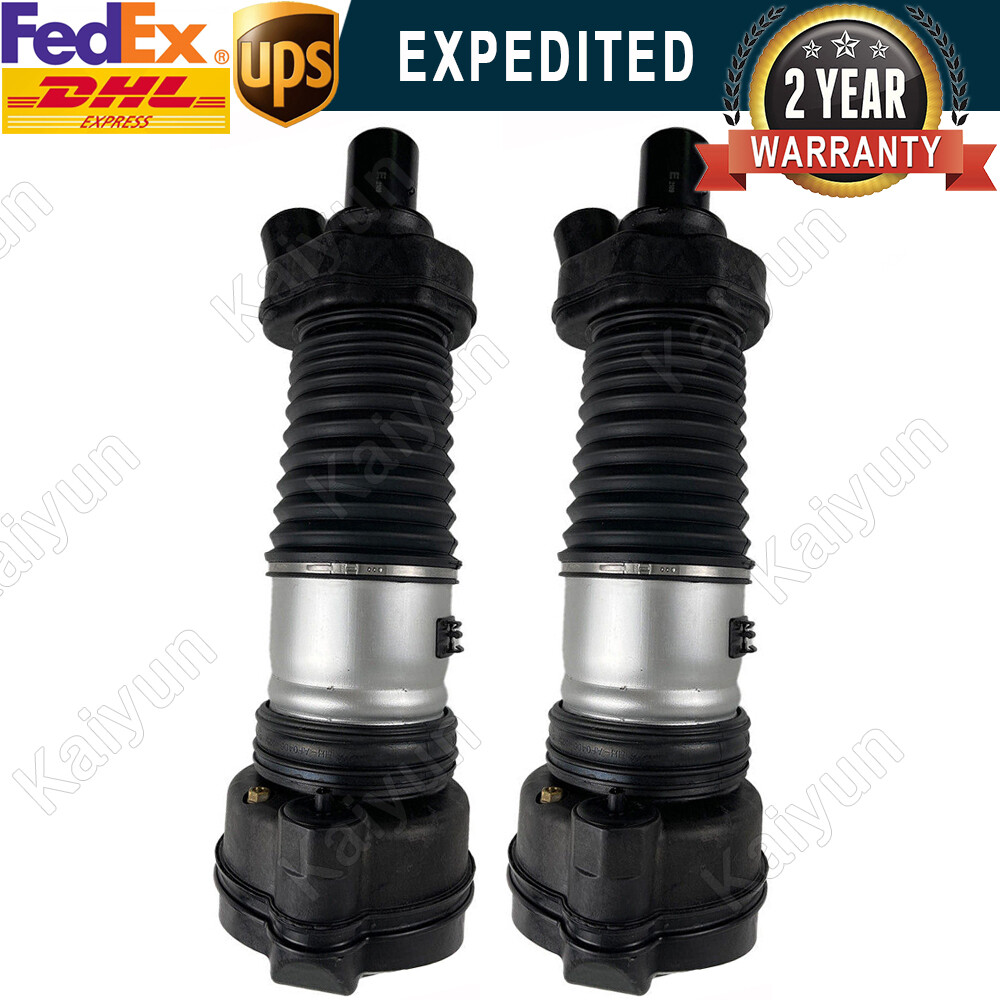 2PCS Front L+R Air Suspension Shocks w/ PASM For Porsche Cayenne 9YA ...