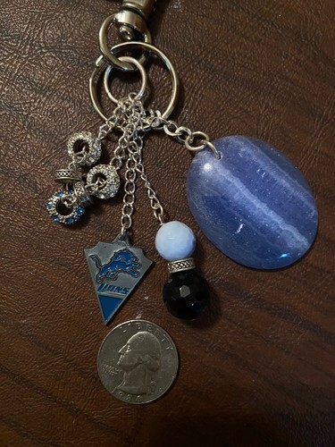 Detroit Lions Purse Charm Key Ring Chain | eBay