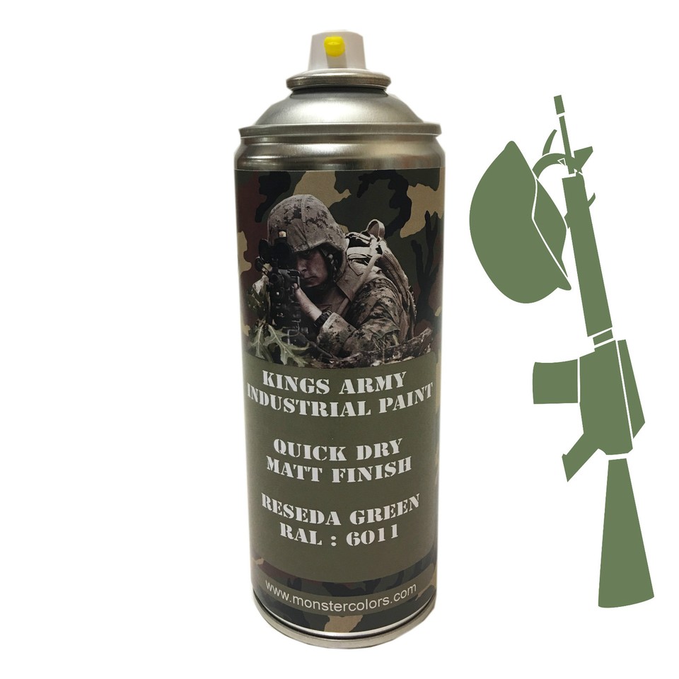 Military Spray Paint 400ml Army Camo Colours Airsoft Paintball Models ...