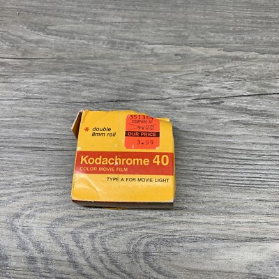 Kodak Kodachrome II Color Movie Film Double 8mm, 25ft, Open Box Nov 77 ...
