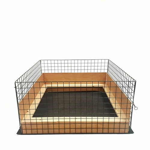 Whelping Box Pen 1m x 1m with Pig Rails Puppies Puppy Cage With Opening ...