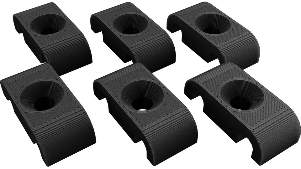 Dual Line Clamps for 2 3/16" / 4.7625mm Lines | Set of 6 with Hardware ...