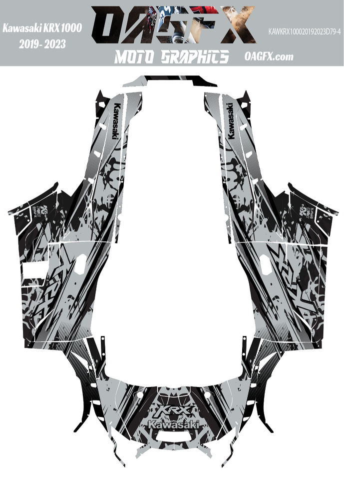 2019 - 2023 Kawasaki Teryx KRX 1000 Graphic Kit -Pro Edition D79-4 | eBay